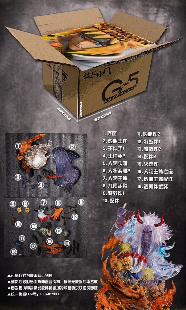 Minato Namikaze Yondaime GK Figure G5 Studio Naruto Shippuden, Hobbies ...