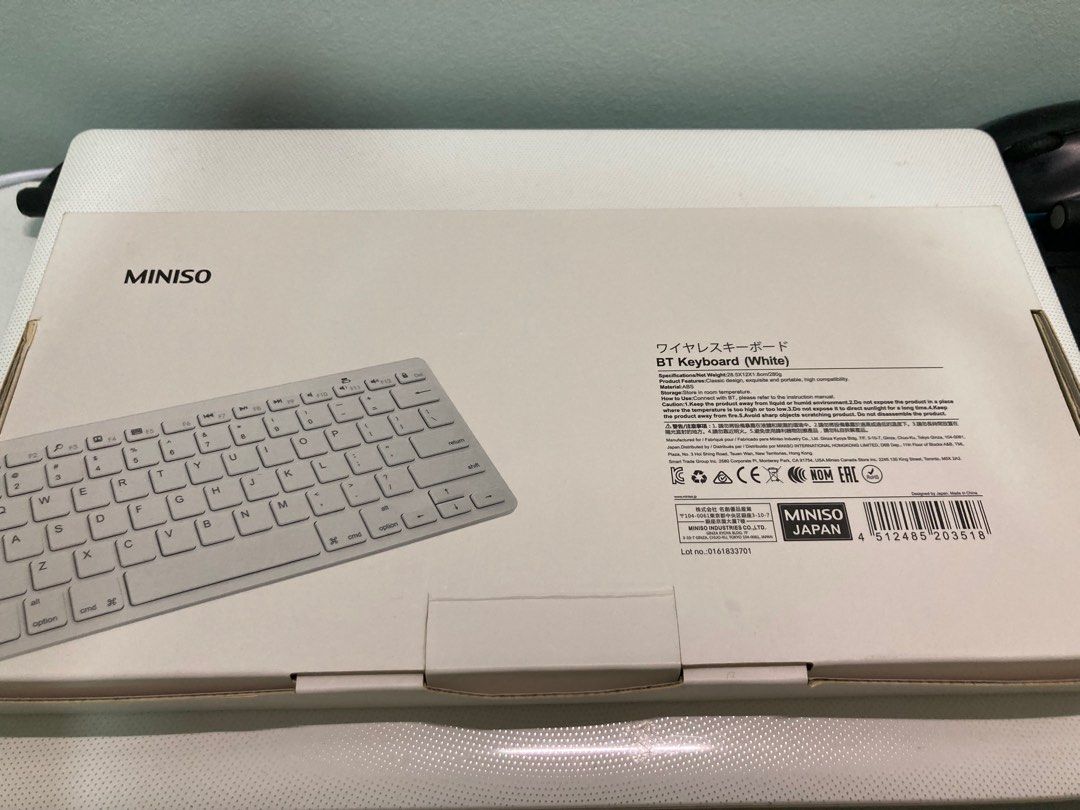 Miniso Bluetooth Keyboard Computers And Tech Parts And Accessories Computer Keyboard On Carousell