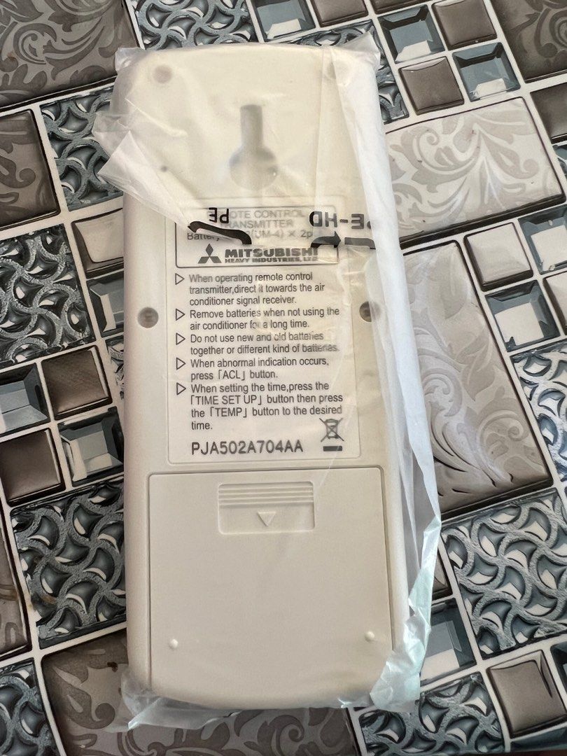 Mitsubishi Heavy Industries Aircon Remote PJA502A704AA, TV & Home ...