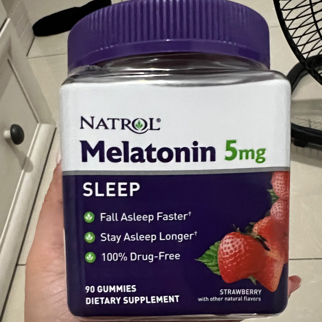Natrol Melatonin Gummies 5mg, Health & Nutrition, Health Supplements ...