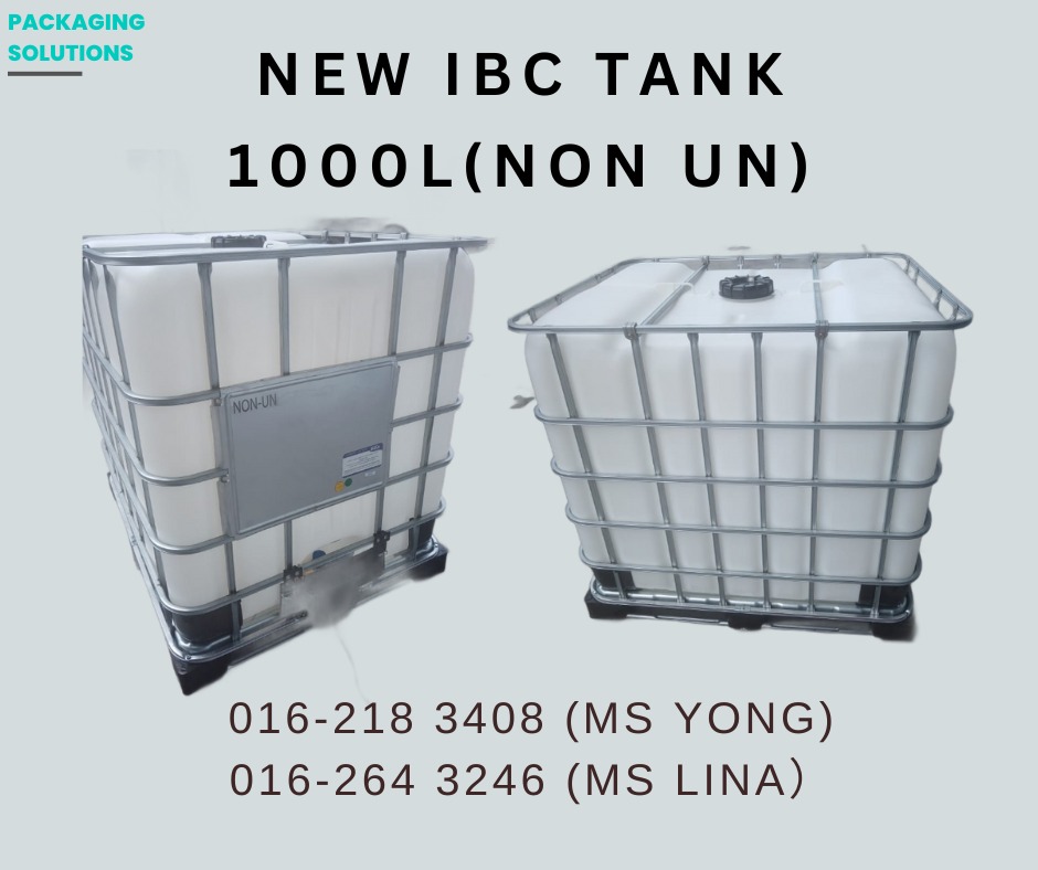 New IBC Tank - 1000LITER (GNX) - Non UN Marking, Furniture & Home ...