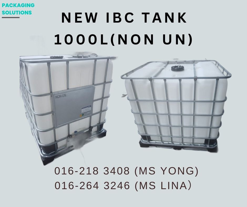 New IBC Tank - 1000LITER (GNX) - Non UN Marking, Furniture & Home ...