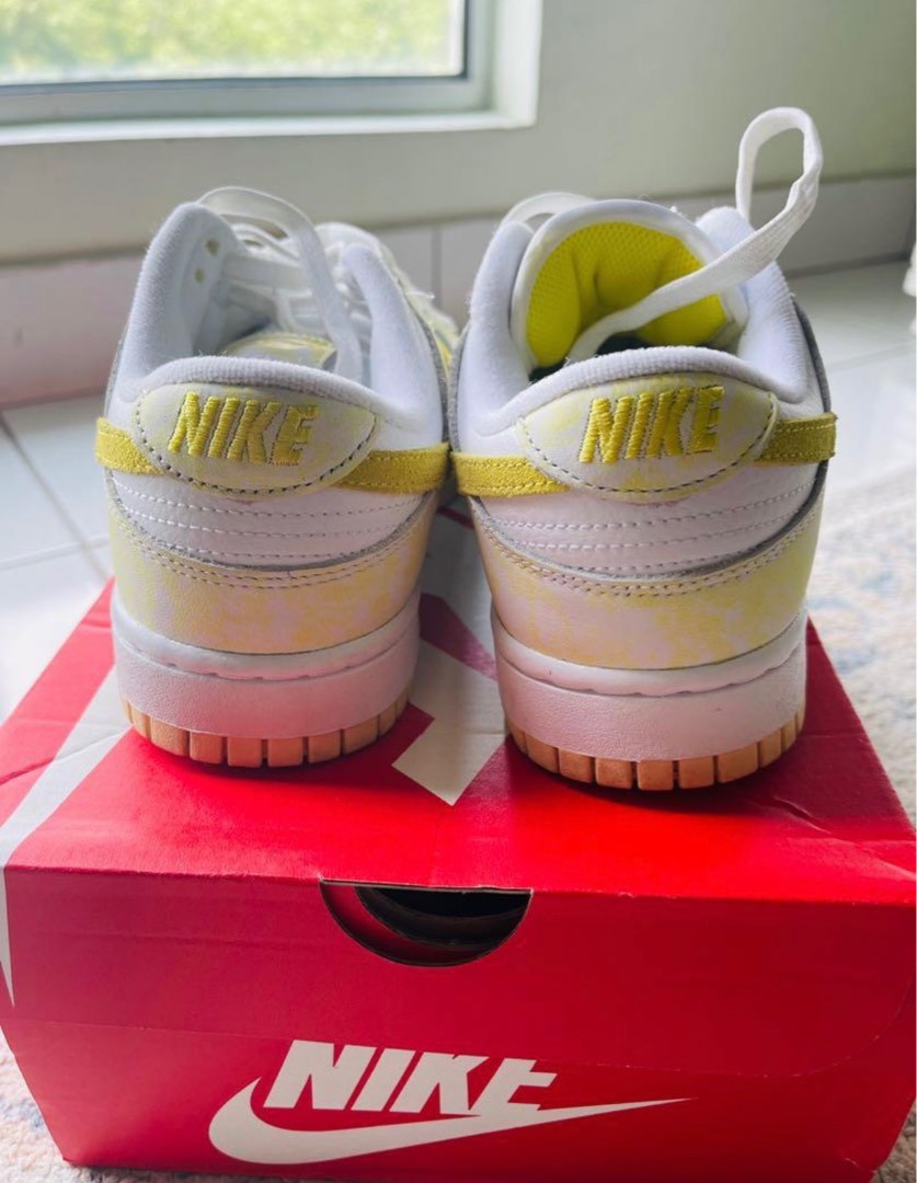 NIKE DUNK LOW YELLOW STRIKE, Women's Fashion, Footwear, Sneakers on ...