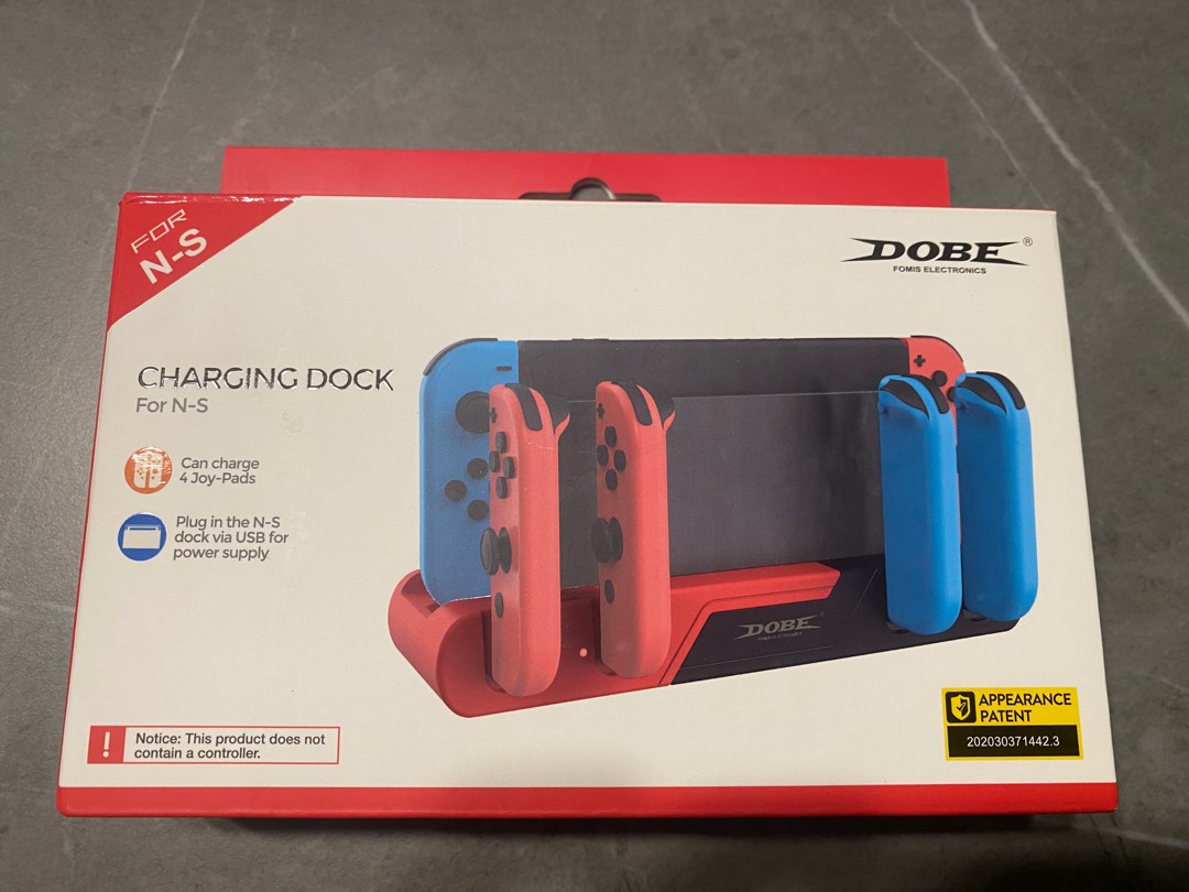 Nintendo Switch DOBE Charging Dock, Video Gaming, Gaming Accessories ...