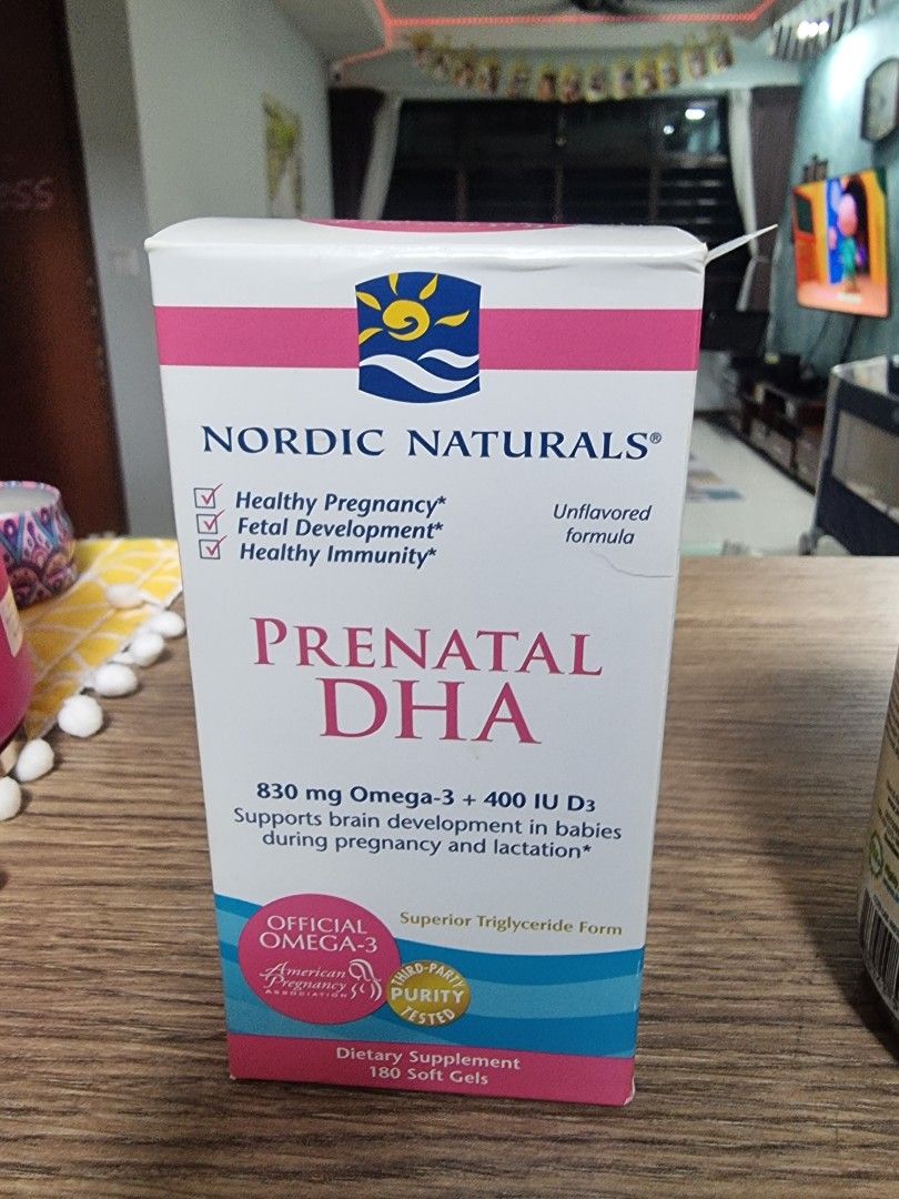 Nordic naturals prenatal DHA vitamin, Health & Nutrition, Health Supplements, Vitamins ...