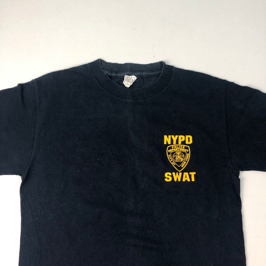 NYPD SWAT TSHIRT, Men's Fashion, Coats, Jackets and Outerwear on Carousell
