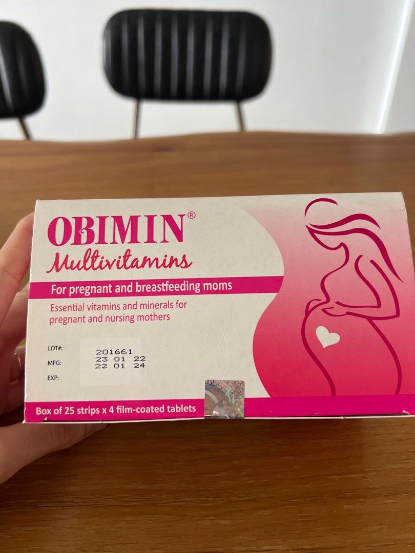 OBIMIN multivitamins, Health & Nutrition, Health Supplements, Health ...