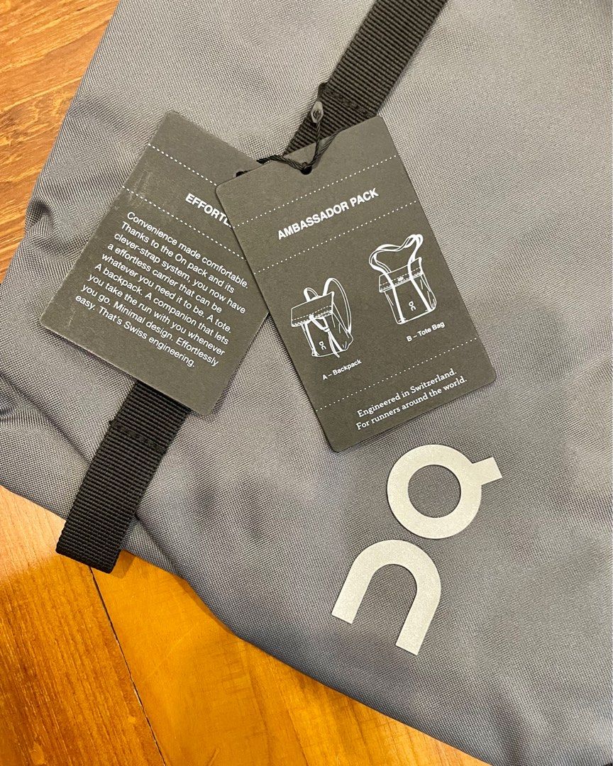 On Running Ambassador Pack - Brand New, Men's Fashion, Bags, Backpacks ...