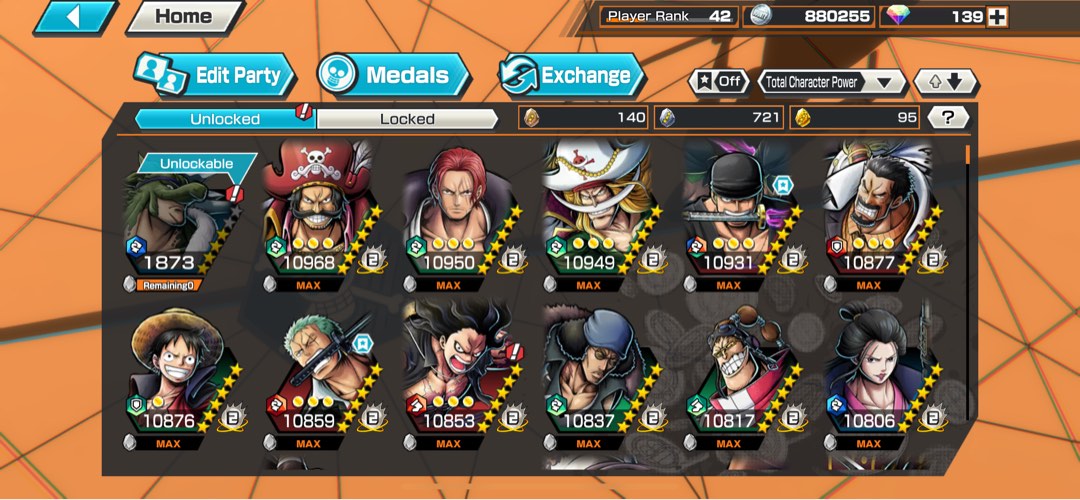 One piece bounty rush account, Video Gaming, Video Games, Others on ...
