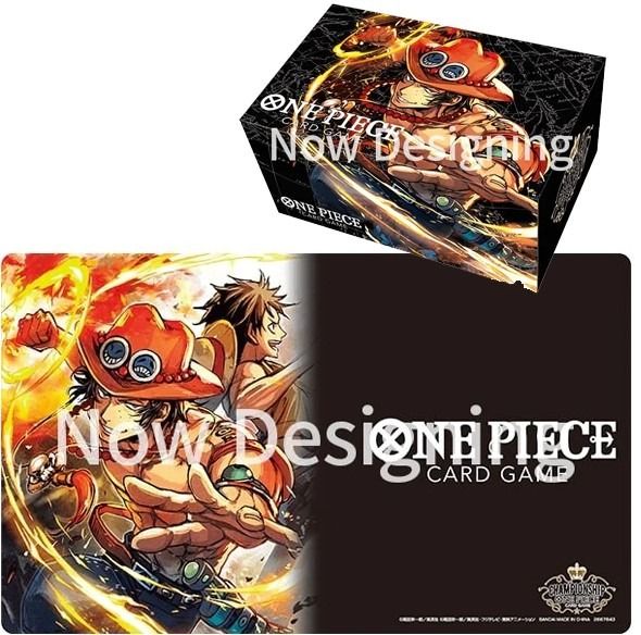 One Piece TCG Official Bandai Nami and Portgas D. Ace, Playmat and ...