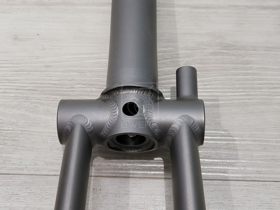 Original Genuine BROMPTON Superlight titanium Set rear frame / triangle ...