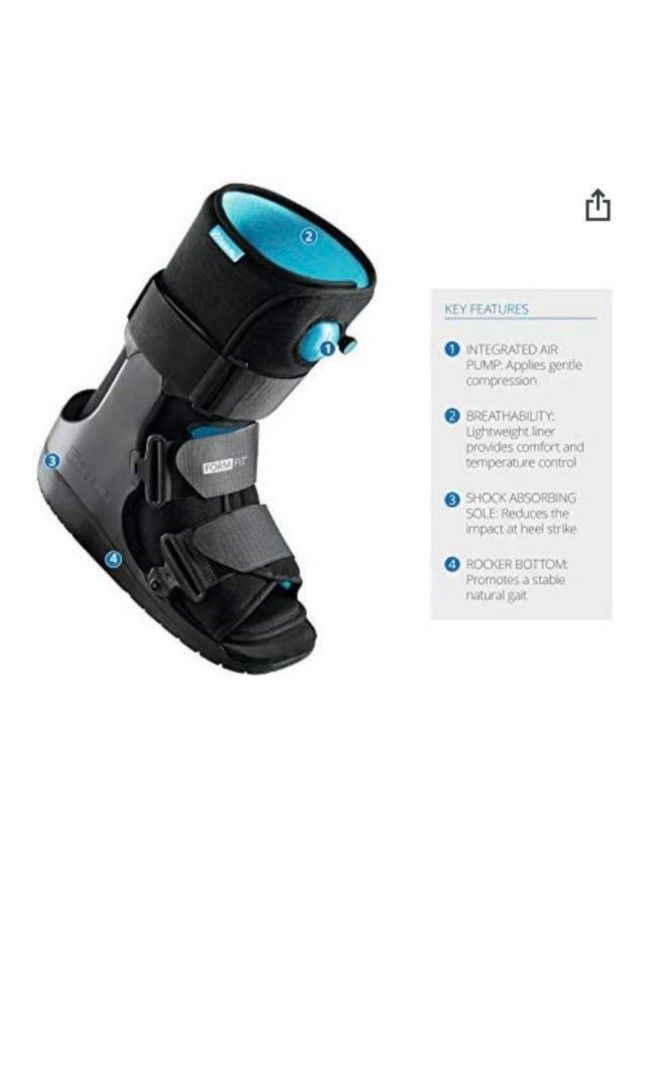 Ossur Form Fit Walker, Health & Nutrition, Braces, Support & Protection ...