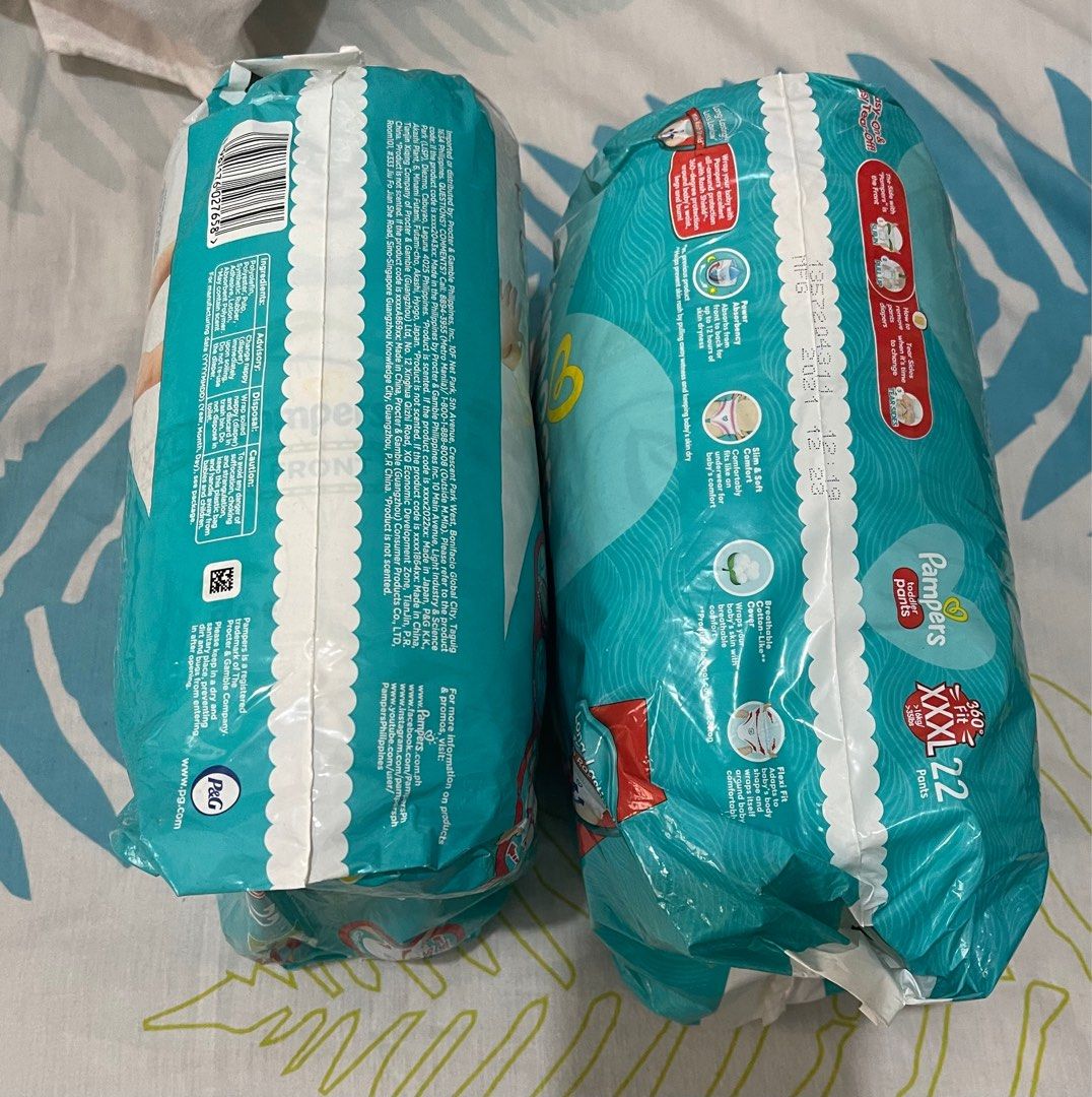 Pampers XXXL Pants, Babies & Kids, Bathing & Changing, Diapers & Baby ...