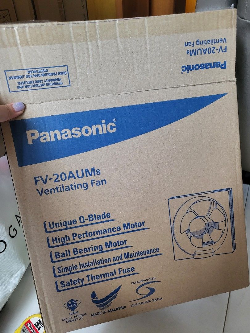 Panasonic ventilation fan, Furniture & Home Living, Lighting & Fans ...