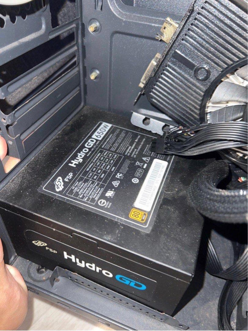 PC case with GPU and PSU, Computers & Tech, Parts & Accessories ...