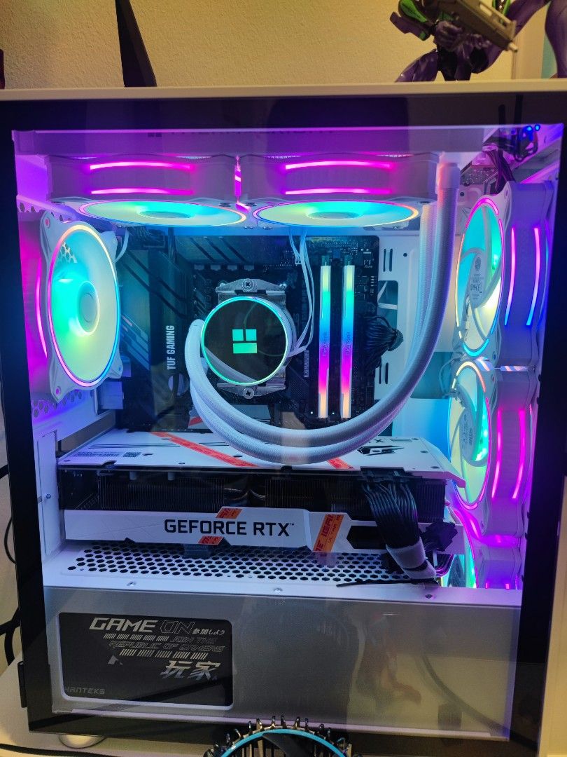 PCCOOLER MATX ITX white pc gaming case, Computers & Tech, Parts ...