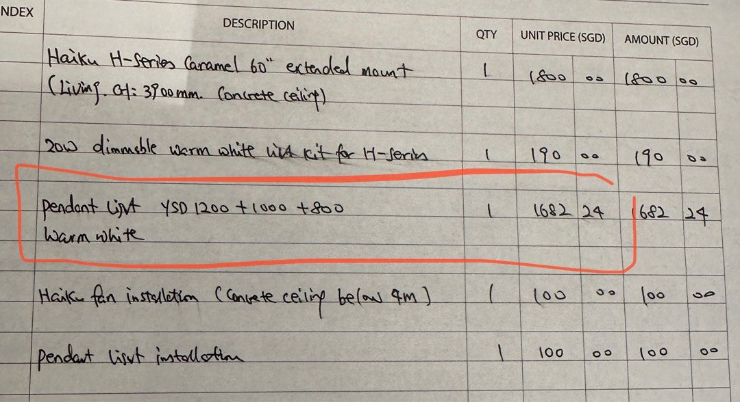 Phylux Pendant Light, Furniture & Home Living, Lighting & Fans ...