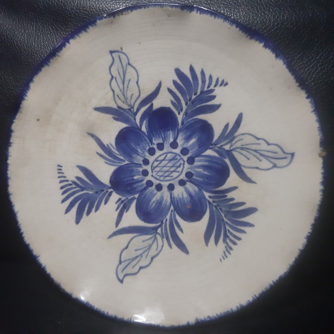 Piring antik biru putih.porcelain Belanda., Antik, Pajangan di Carousell