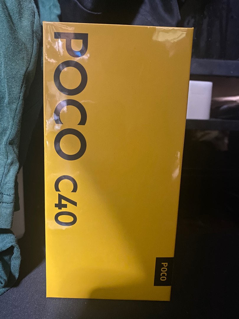 Poco C40 3/32GB black brand new, Mobile Phones & Gadgets, Mobile Phones ...