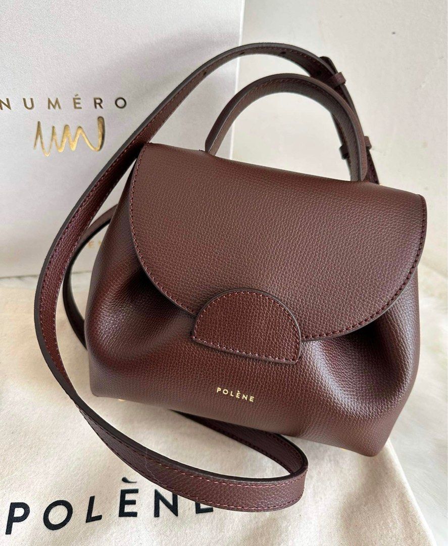 POLENE Numero Un Nano Sandalwood Bag, Women's Fashion, Bags & Wallets ...
