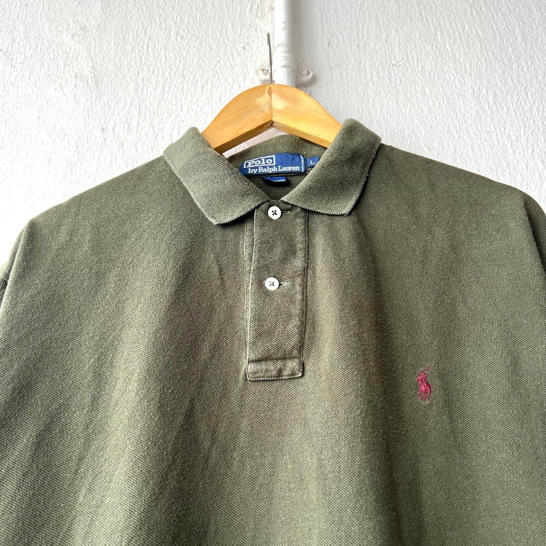 Polo Ralph Lauren Forest Green Polo Tee, Men's Fashion, Tops & Sets, Tshirts & Polo Shirts on ...