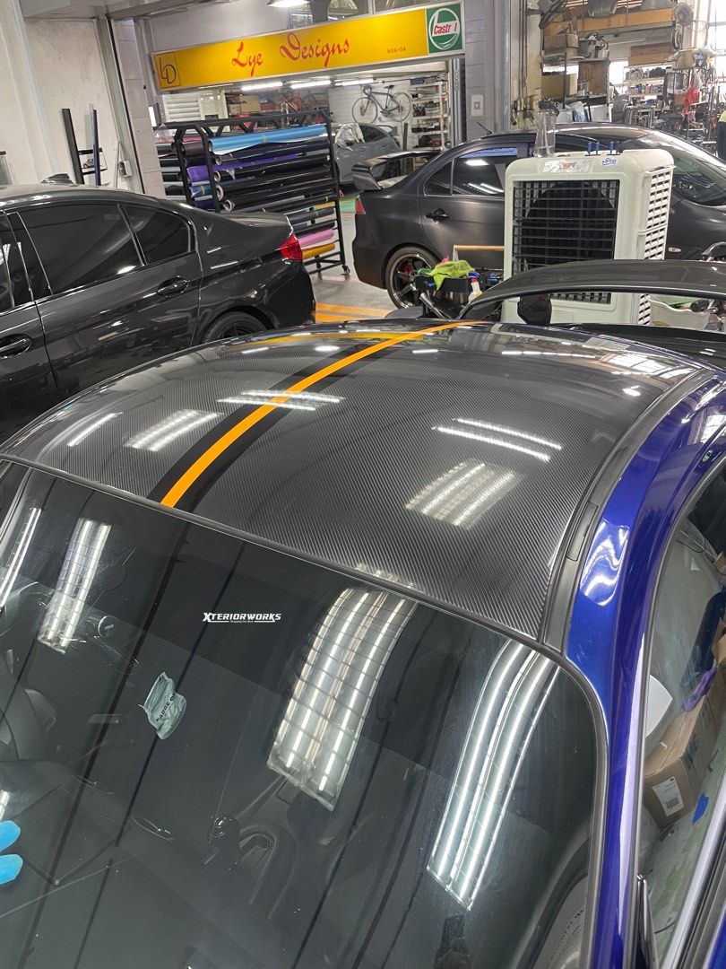 Porsche bonnet strip, Car Accessories, Accessories on Carousell