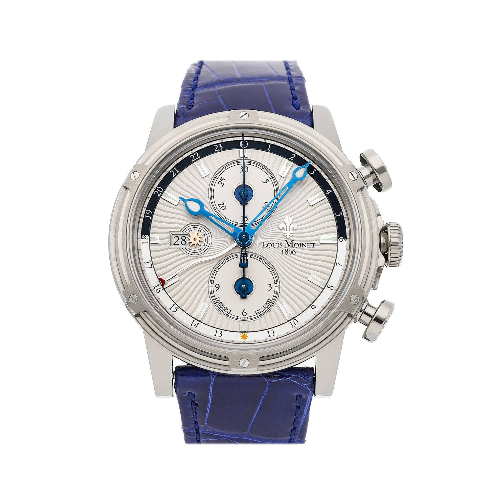Pre-Owned Louis Moinet Geograph Limited Edition LM-78.20.60B, Luxury ...
