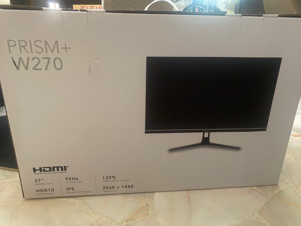 Prism+ W270 pro (95hz Model) QHD, Computers & Tech, Parts & Accessories ...