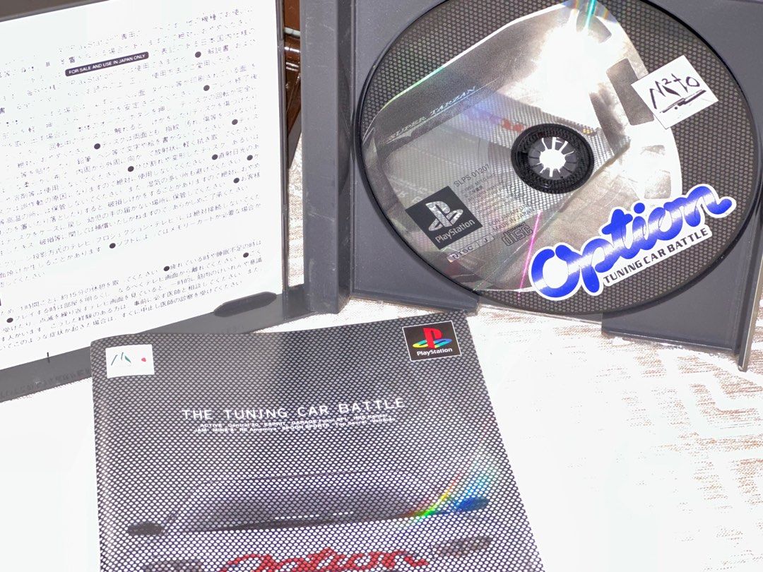 PS1 Option Tuning Car Battle (JP) Original Game, Video Gaming, Video ...