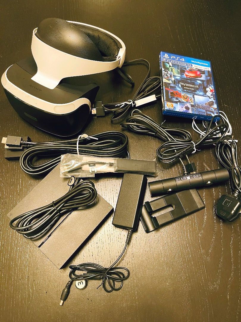 PlayStation PS VR 第一代全套，連全新PS5轉插, 電子遊戲, 電子遊戲機, PlayStation - Carousell