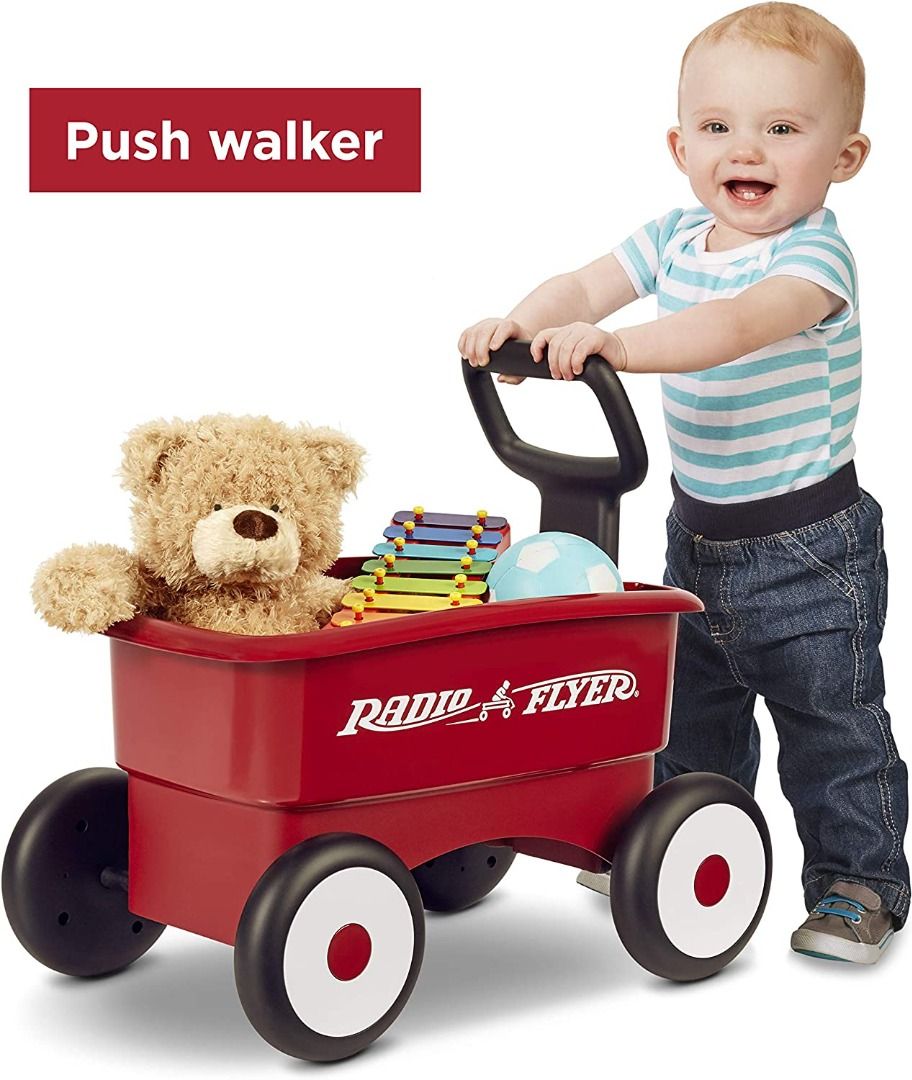 Radio Flyer Push & Pull Walker Wagon, Hobbies & Toys, Toys & Games on ...