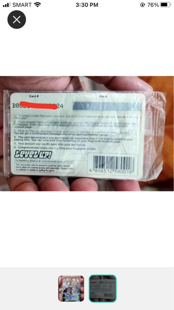 RAGNAROK LEVEL UP CARD, Hobbies & Toys, Memorabilia & Collectibles ...