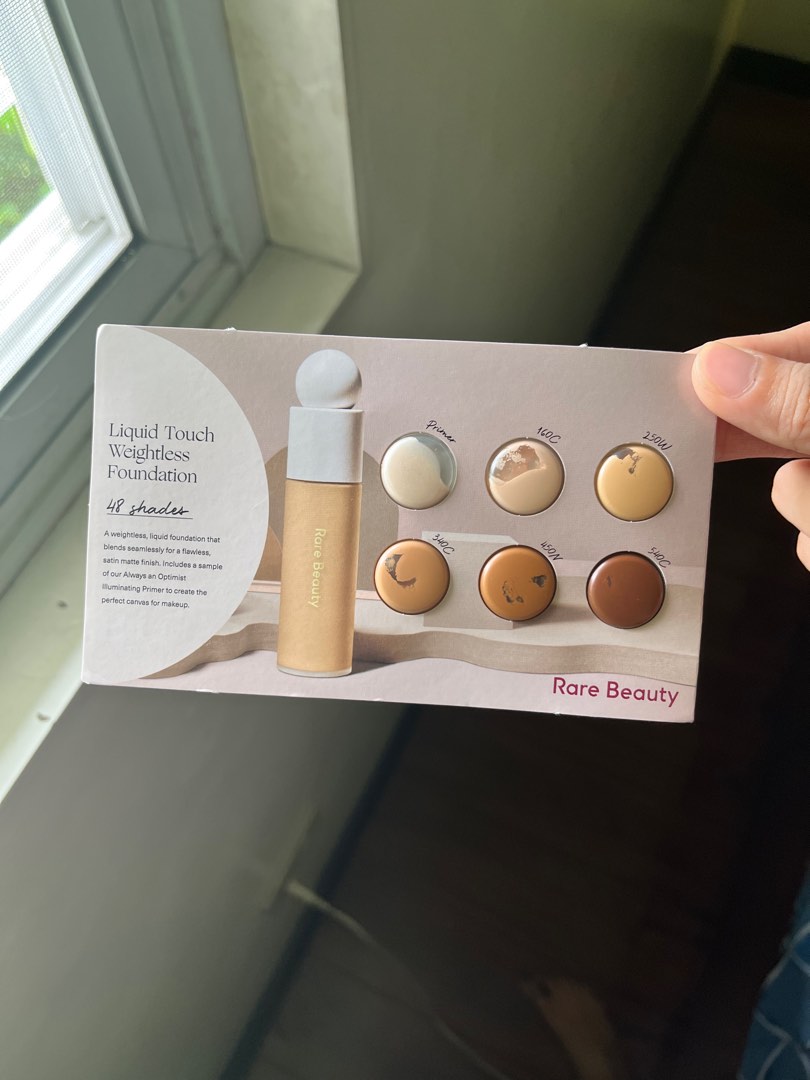 Rare beauty foundation sample card, Beauty & Personal Care, Face ...
