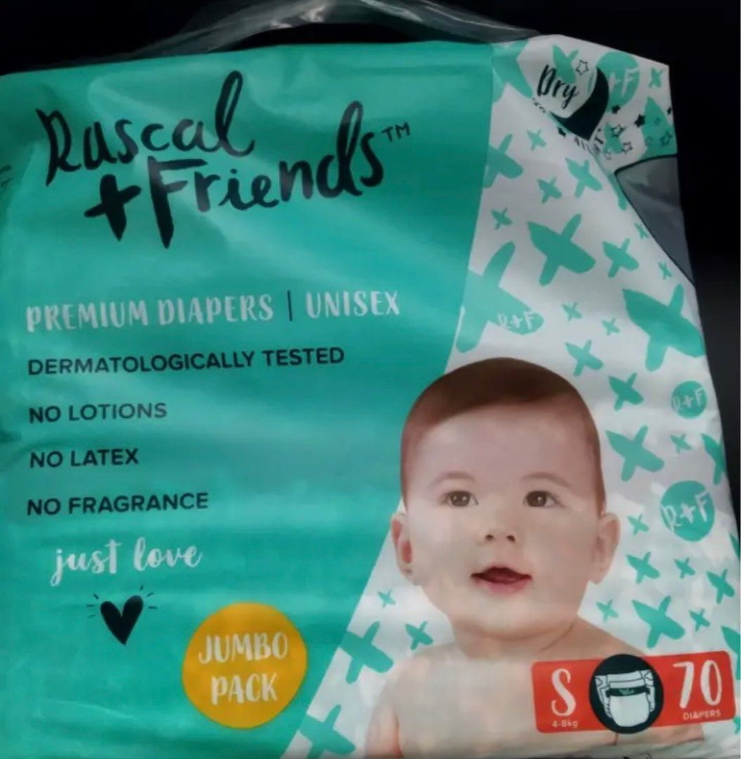 Rascal & Friends Small, Babies & Kids, Bathing & Changing, Diapers ...