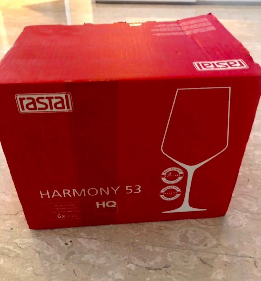 Rastal Harmony 53 Wine glasses, TV & Home Appliances, Kitchen ...