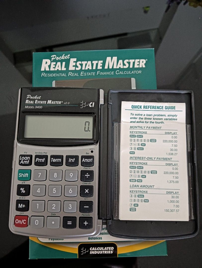 Real Estate Calculator, Computers & Tech, Office & Business Technology ...