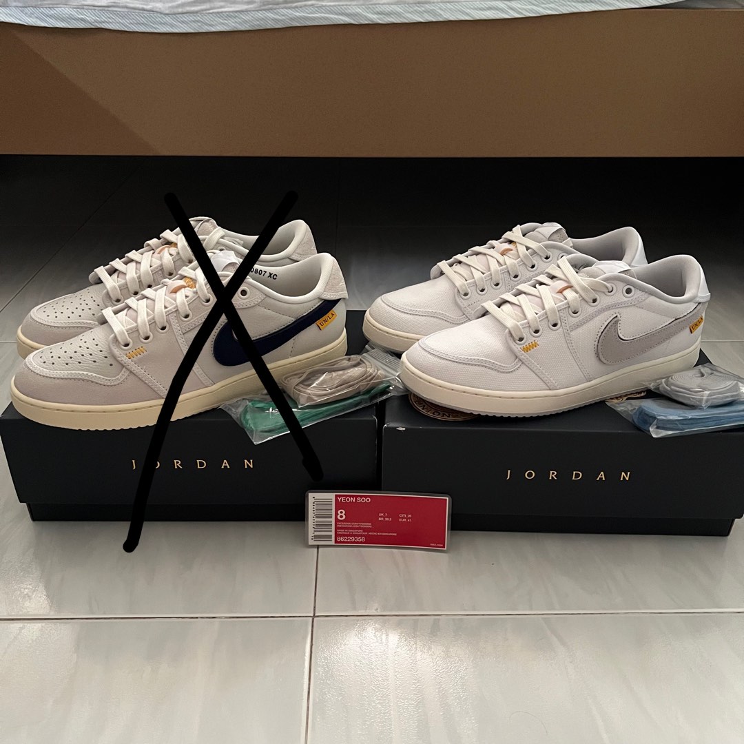 [Retail] Ajko Union Low Sail Leather & White Canvas, Men's Fashion ...