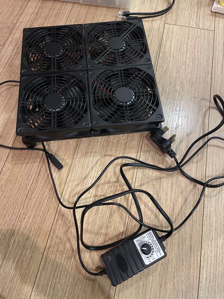 Router DC cooling fan pristine with fan speed control, Computers & Tech ...