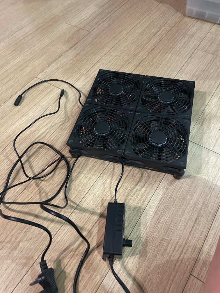 Router DC cooling fan pristine with fan speed control, Computers & Tech ...