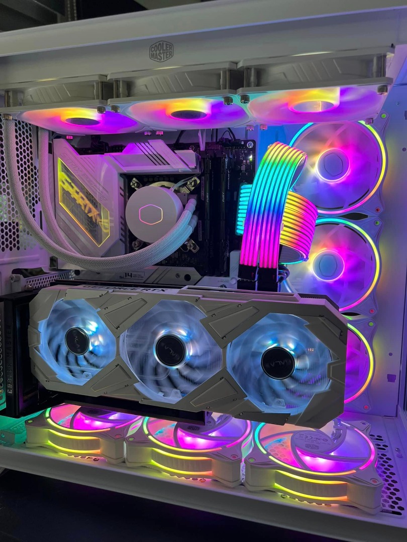 RTX 3070 Galax Ex Gamer White Triple fan RGB, Computers & Tech ...