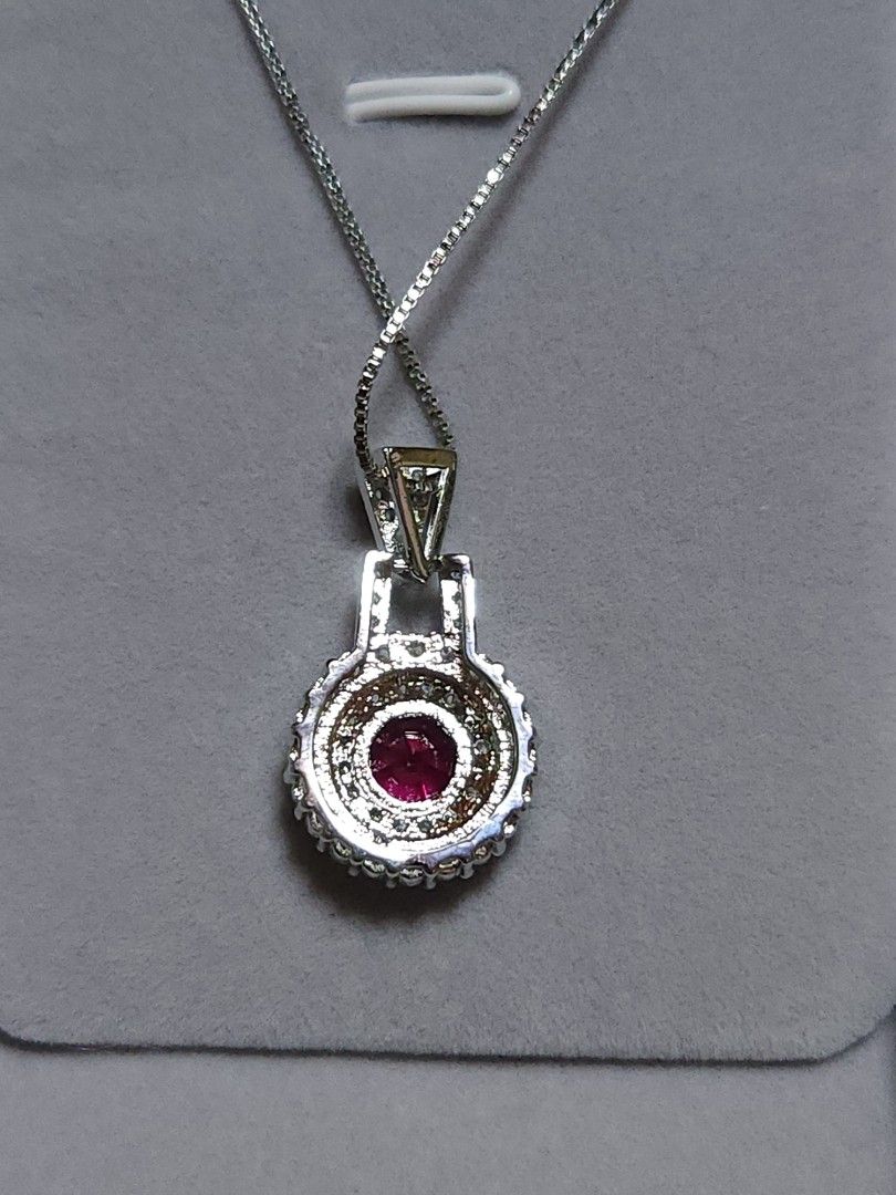 Ruby Necklace, Women's Fashion, Jewelry & Organizers, Necklaces on ...