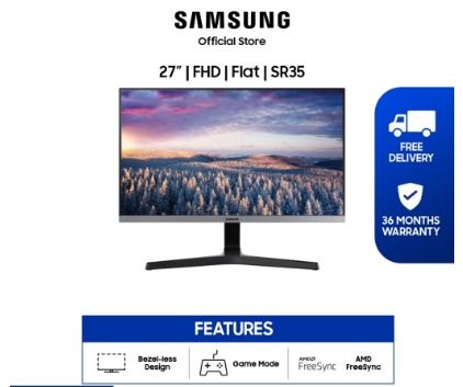 Samsung 27" LED Monitor, Computers & Tech, Parts & Accessories, Monitor ...