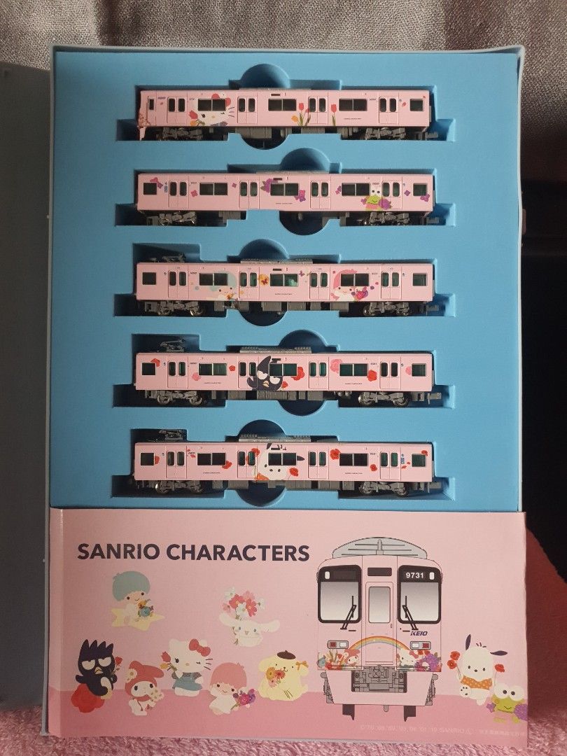 Sanrio Characters Full Wrapping Train - 10 Car Set A7474 Model Raolroad ...