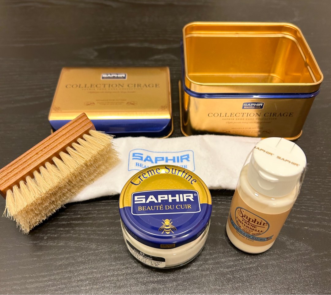 SAPHIR shoe care collection, Furniture & Home Living, Cleaning ...