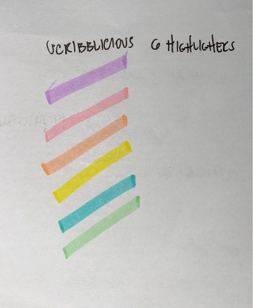 Scribblicious Pastel Highlighters, Hobbies & Toys, Stationary & Craft ...