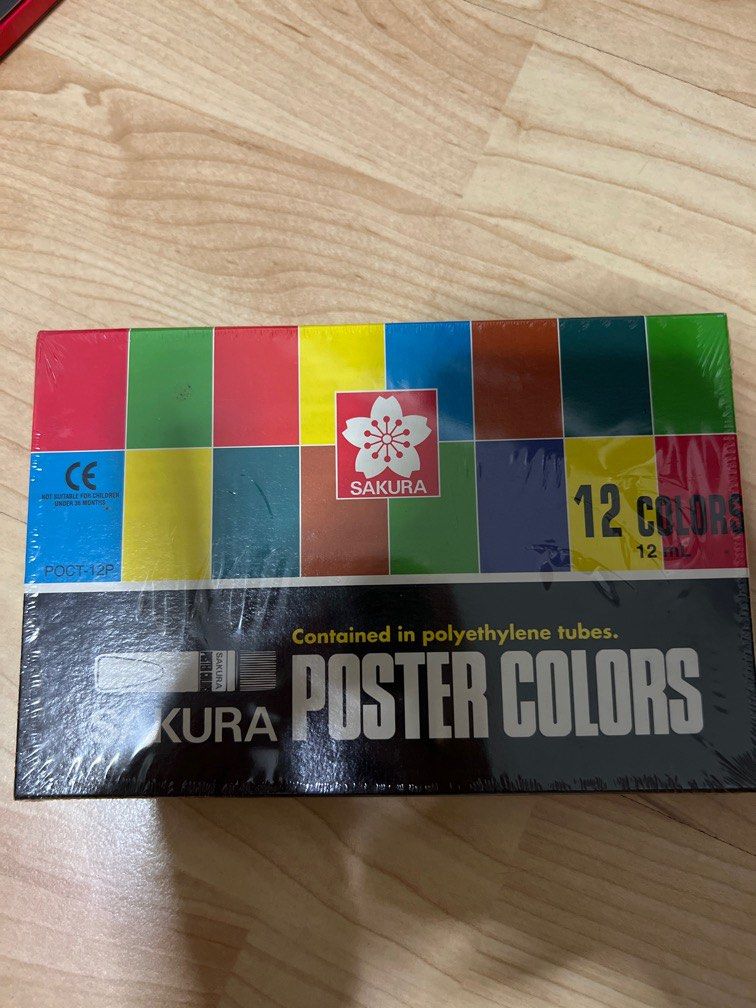 Sealed Sakura poster colours, Hobbies & Toys, Stationery & Craft ...