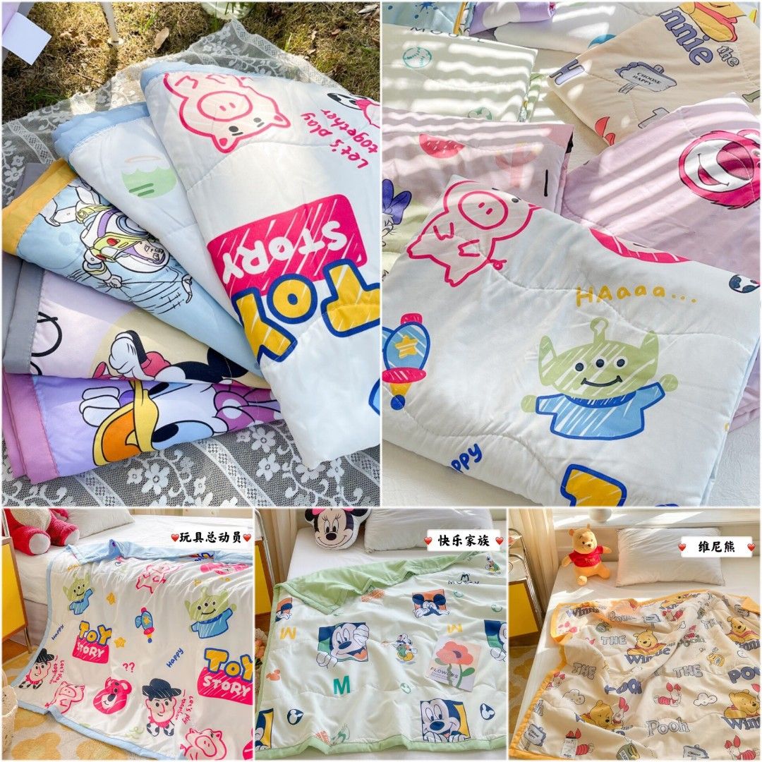 Selimut Anak Disney Mickey Minnie Toy Story Pooh Lotso Daisy Donald ...