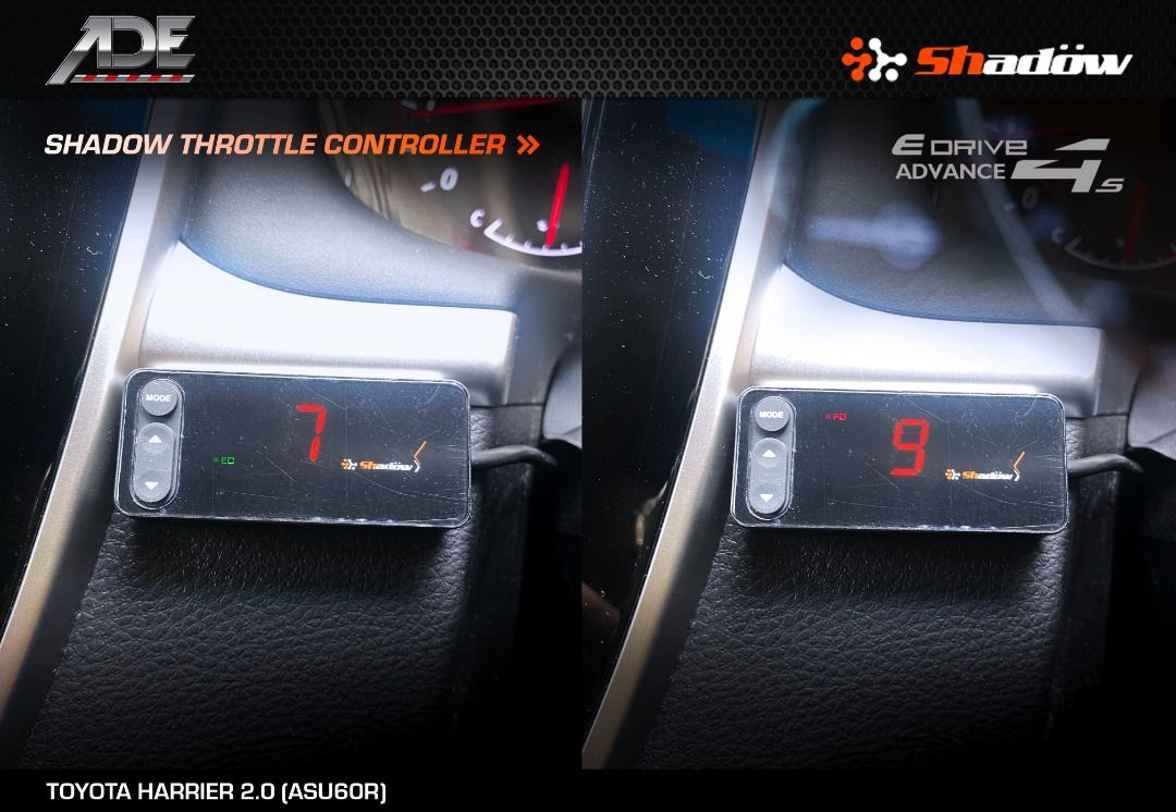 SHADOW THROTTLE CONTROLLER ON TOYOTA HARRIER 2.0 (ASU60R), Car ...