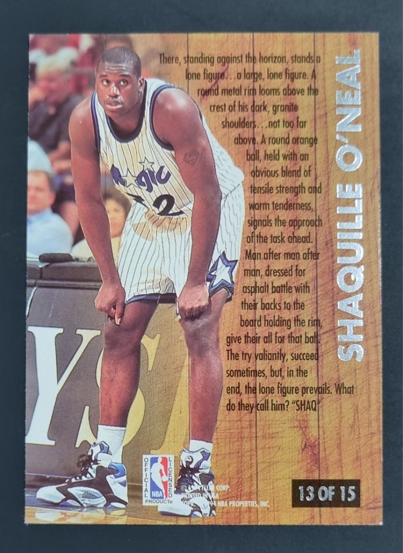 Shaquille O'neal Famous Nicknames Card, Hobbies & Toys, Toys & Games on ...