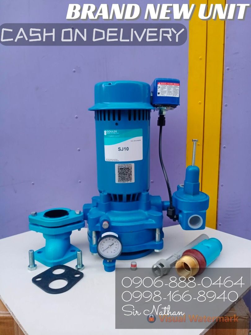 SJ-10 1HP GOULDS USA Deep Well Water Pump, Furniture & Home Living, Gardening, Hose and Watering ...